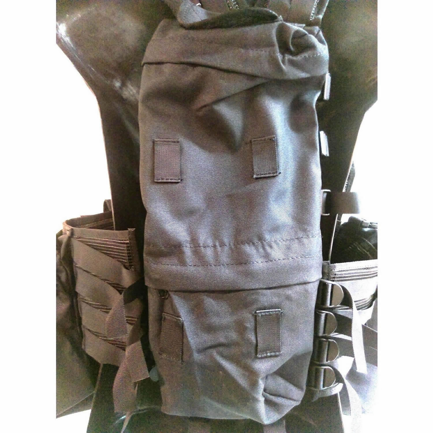 M83 Assault Vest Black 900D Double Waterproof with Nylon Webbing and ...