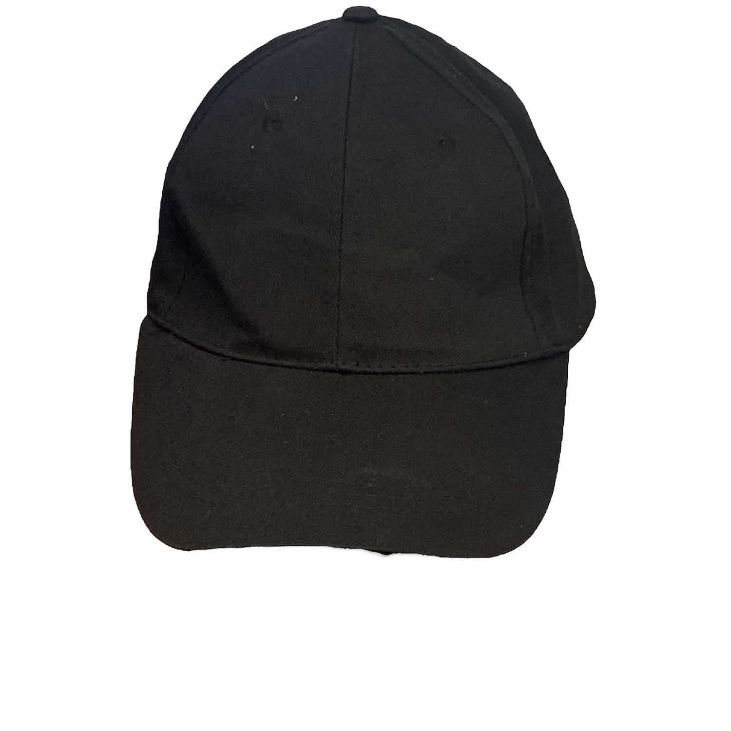 Black Peak Cap | Unbranded