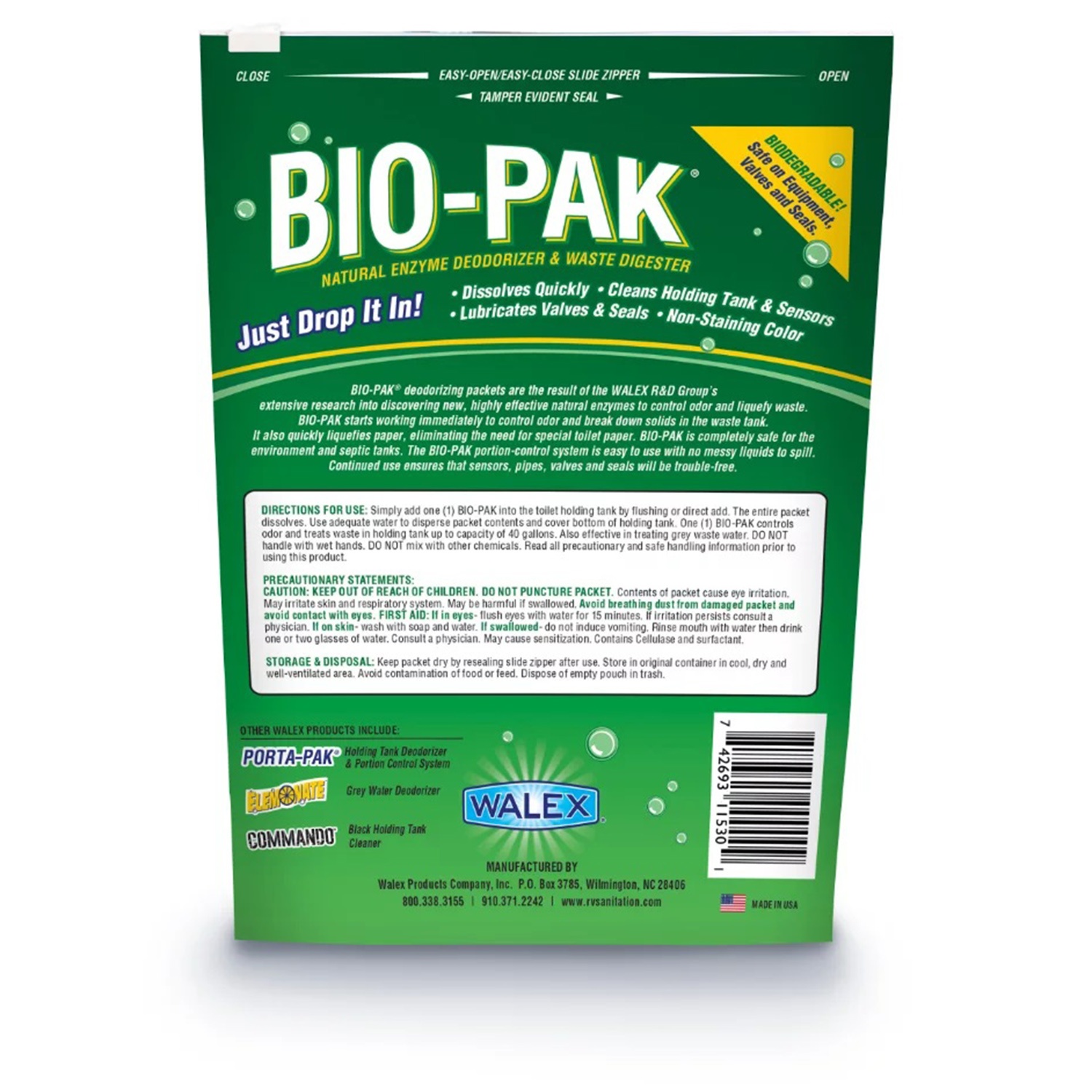 Bio Pak Alpine Fresh Camp Toilet Cleaner | Walex