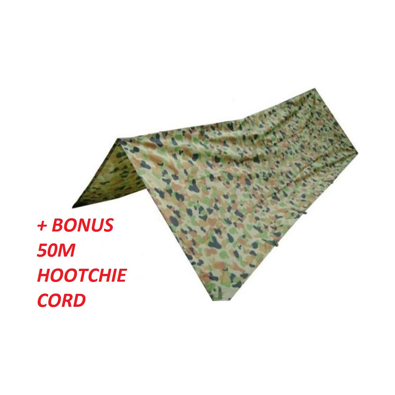 Hootchie - Auscam - With Bonus 50m Hootchie Cord | TAS