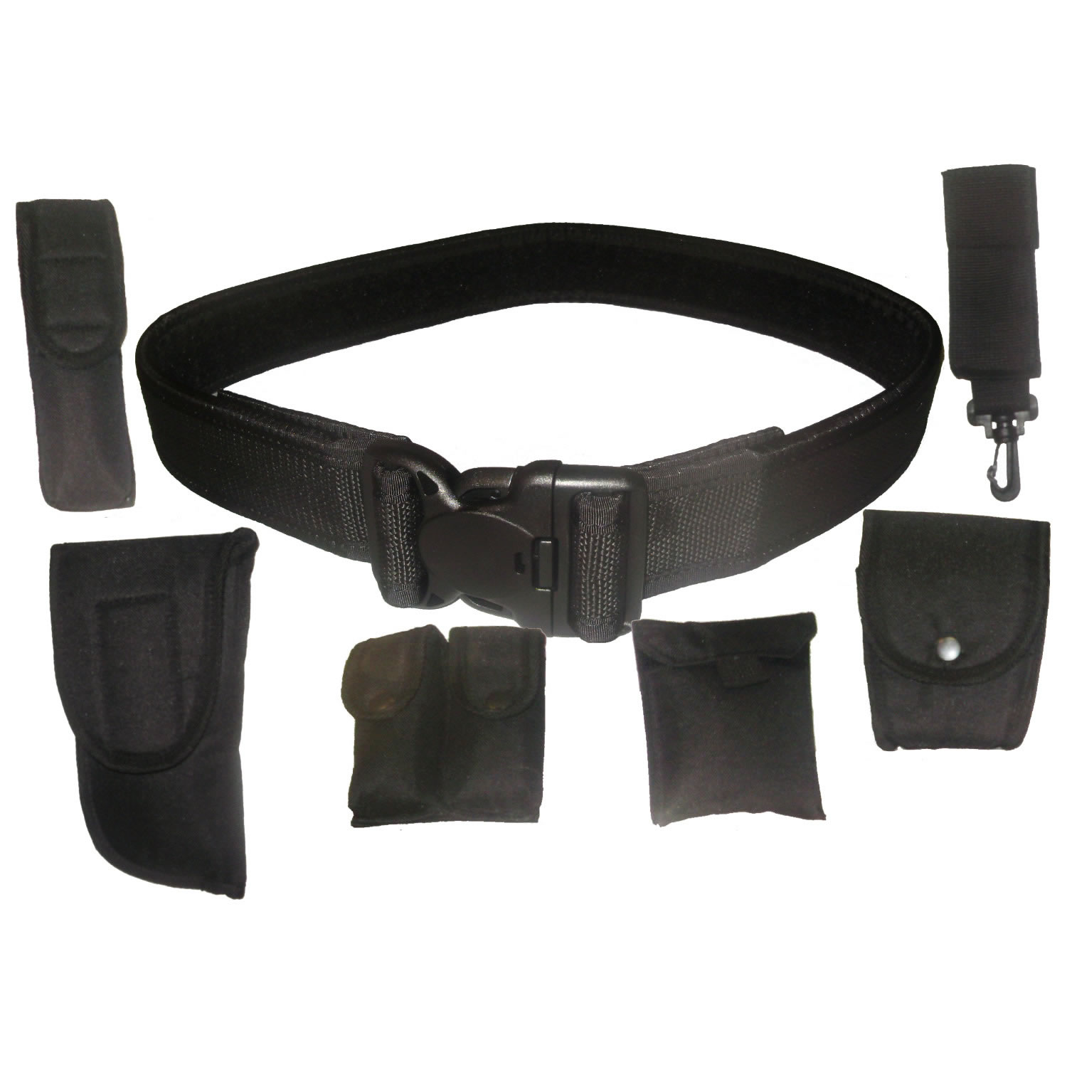 Security Tactical Belt with Pouches Combo | TAS